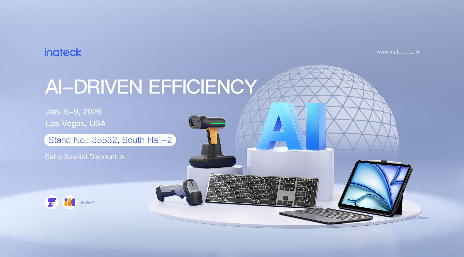 Event Invitation: Discover Innovation at CES Las Vegas 2026 – Inateck ...