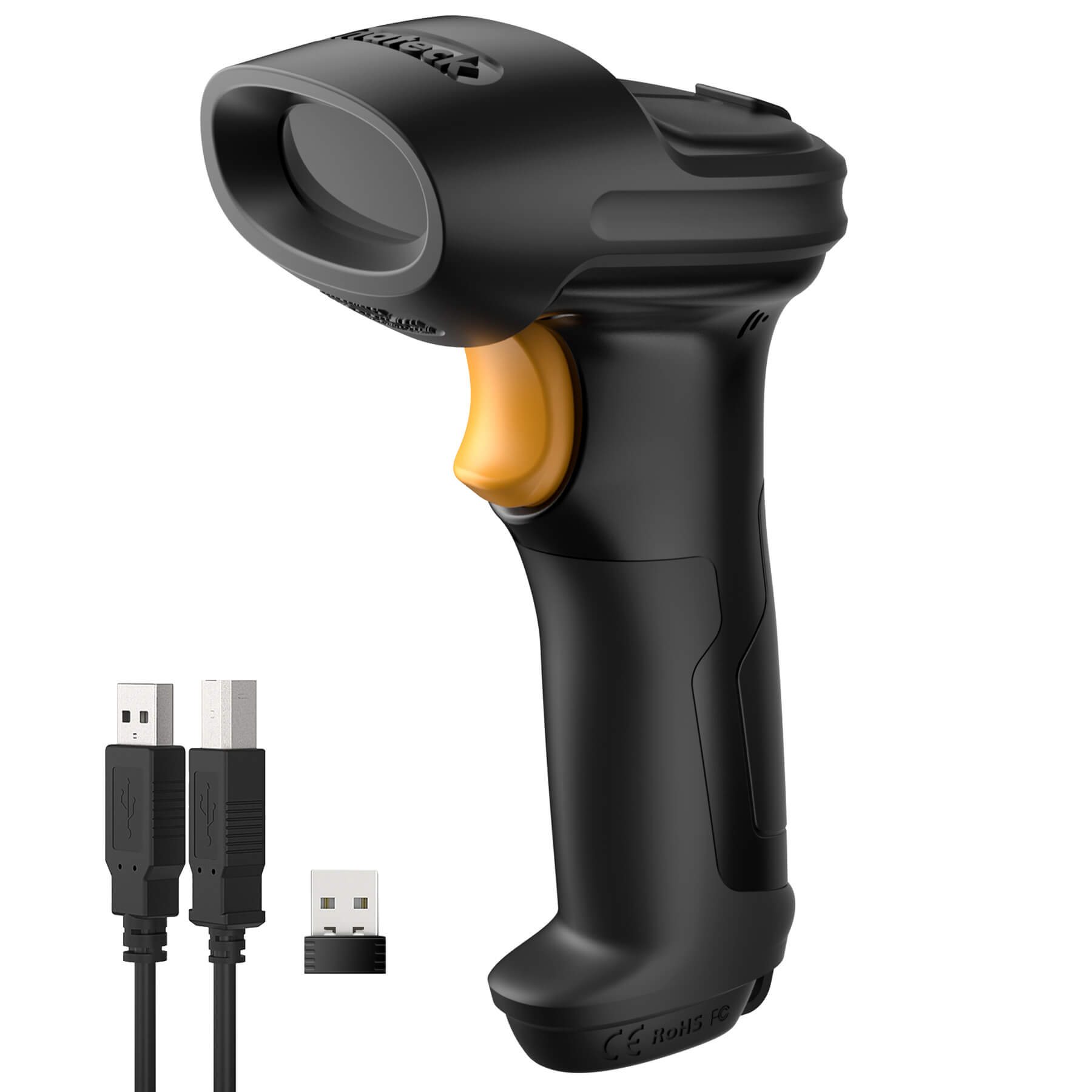 BCST-72, 2D Wireless Barcode Scanner, 2600mAh battery – Inateck Office